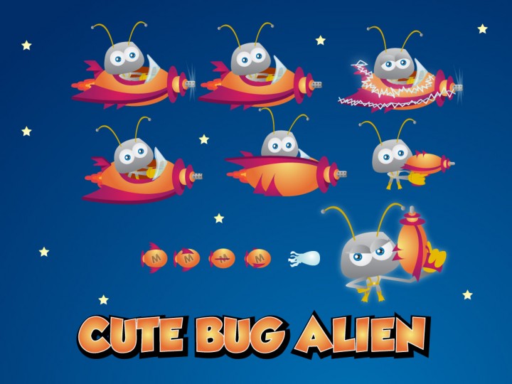 Vector game graphics and game art for Indie game designers and developers