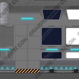 2D Space Ship Background Tiles | 2D Game Graphics and Assets | Sprites